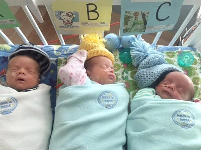 Adopting triplets life-changing for couple - Georgia Bulletin - Georgia ...