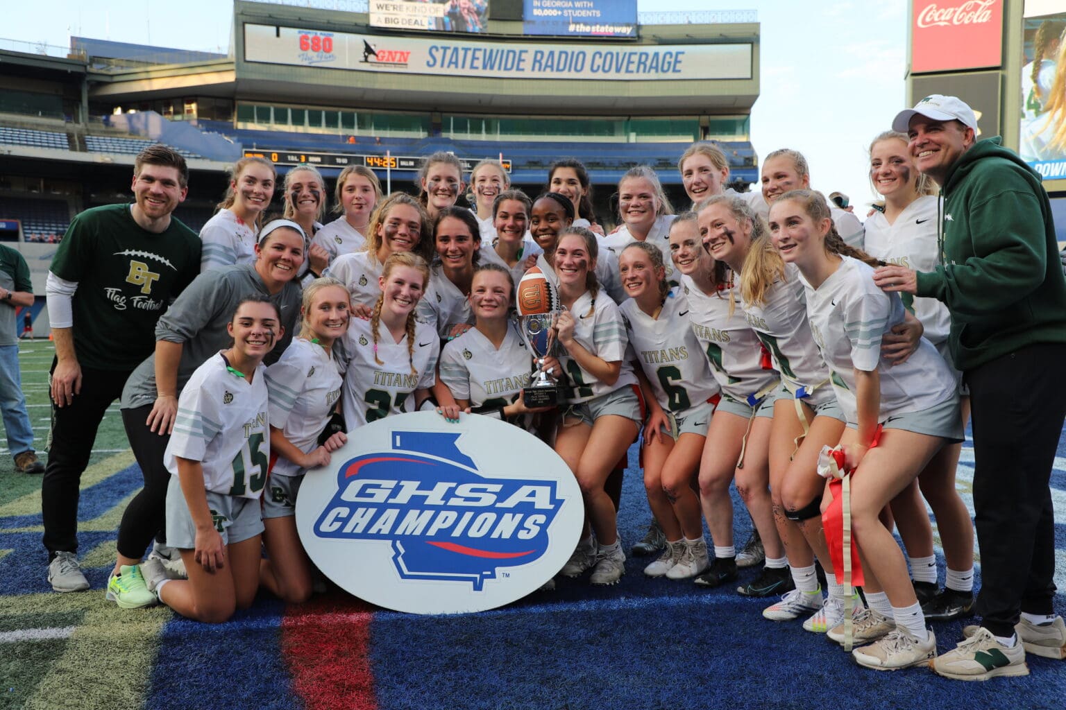 Titans win flag football state championship in double overtime ...