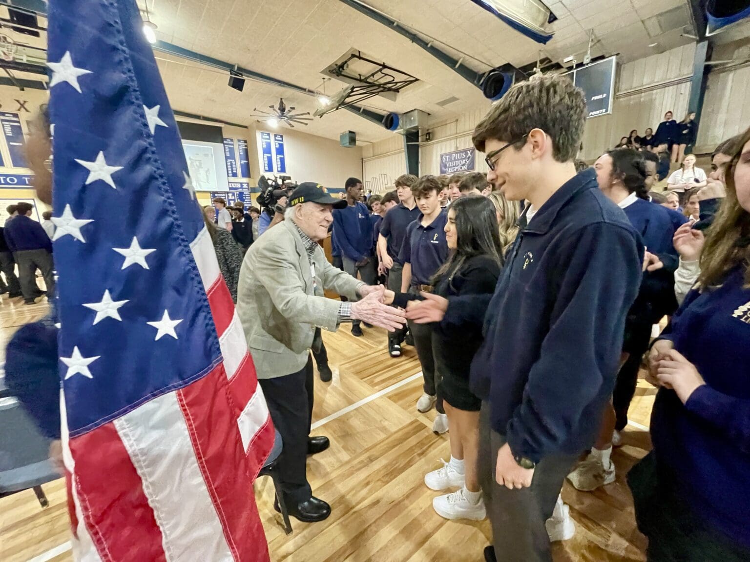 St. Pius X High School commemorates Veterans Day - Georgia Bulletin ...
