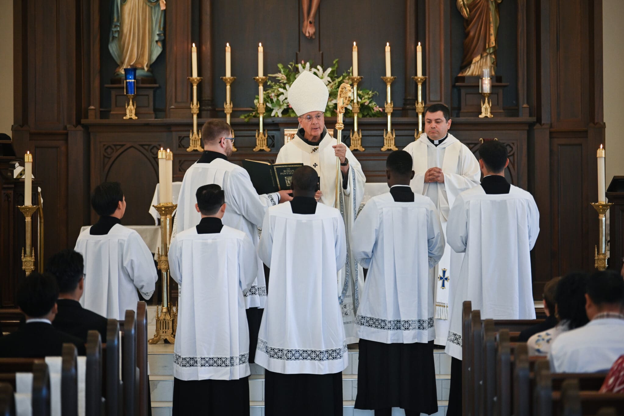 Archbishop Hartmayer admits five seminarians to candidacy for holy ...